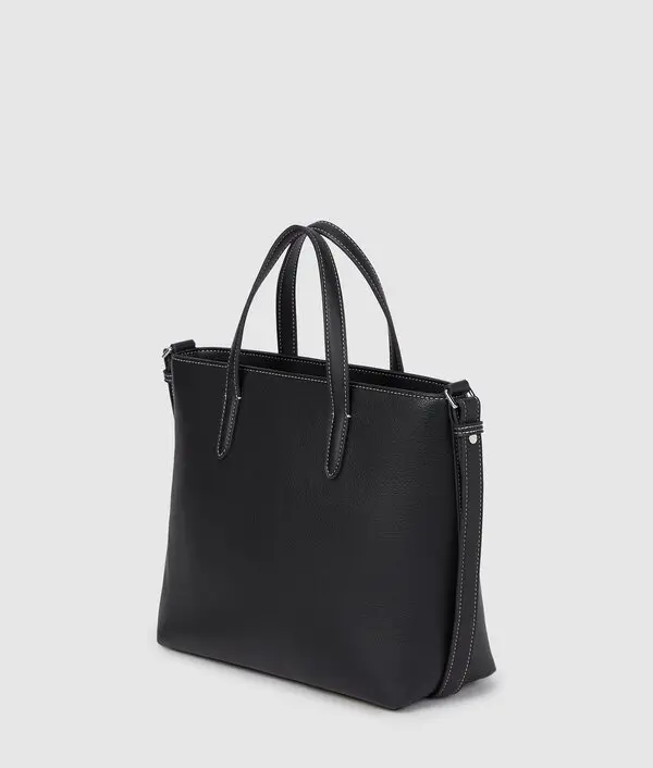 KL JEANS Mini Tote Bag With Metal Logo