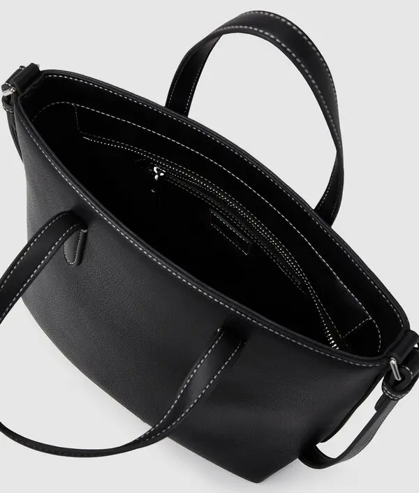 KL JEANS Mini Tote Bag With Metal Logo