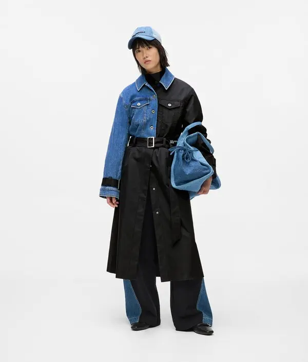 KL JEANS Paneled Trench Coat