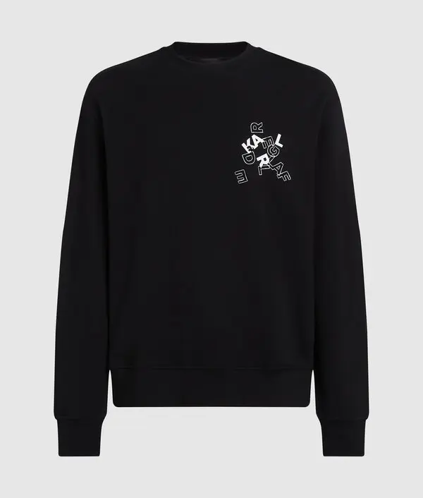 Karl Lagerfeld Logo Organic Cotton Sweatshirt