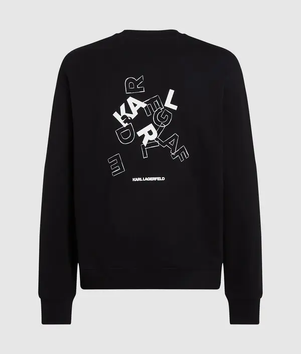 Karl Lagerfeld Logo Organic Cotton Sweatshirt