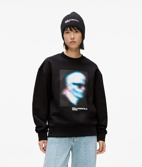 KL JEANS Jeans Digitized Portrait Sweatshirt