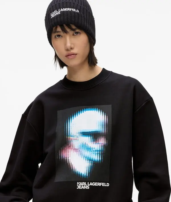 KL JEANS Jeans Digitized Portrait Sweatshirt