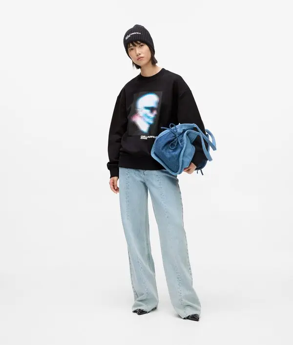 KL JEANS Jeans Digitized Portrait Sweatshirt