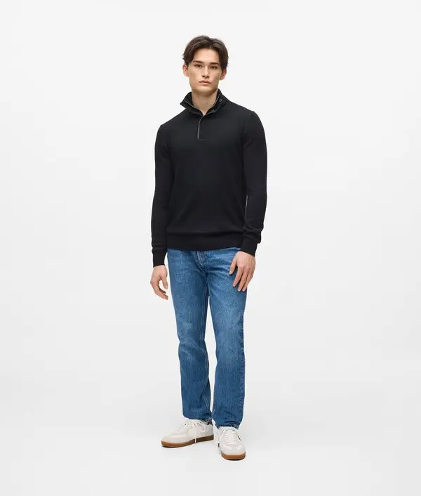 Karl Lagerfeld Tapered Jeans In Blue Denim