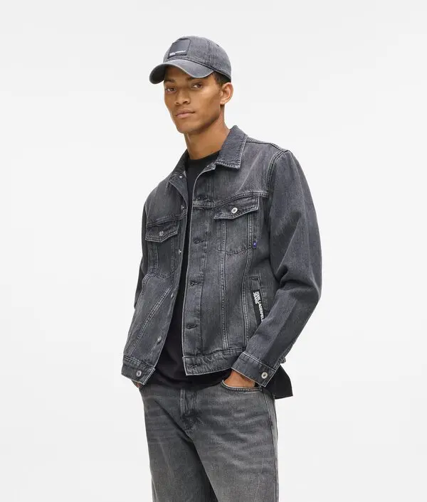 KL JEANS Jeans Regular-fit Washed Denim Jacket