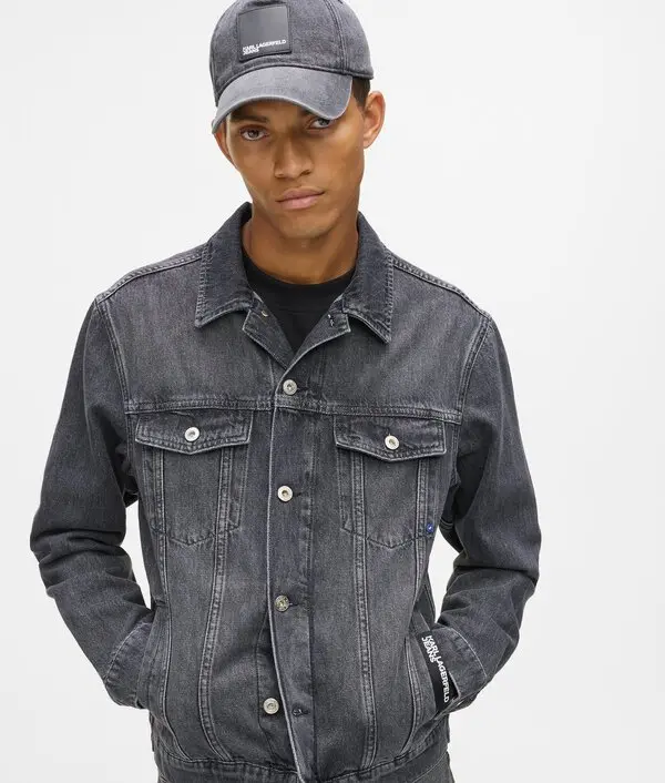 KL JEANS Jeans Regular-fit Washed Denim Jacket