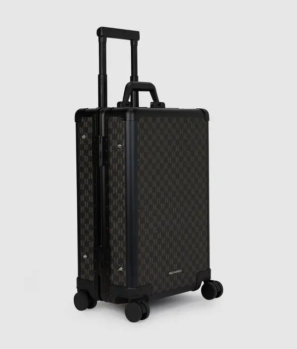 Karl Lagerfeld K/monogram Canvas Trolley Case