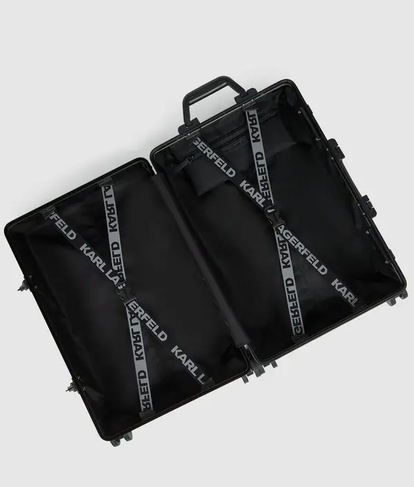 Karl Lagerfeld K/monogram Canvas Trolley Case