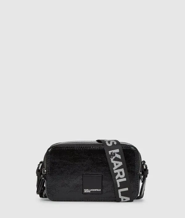 KL JEANS Glossy Camera Bag - Black