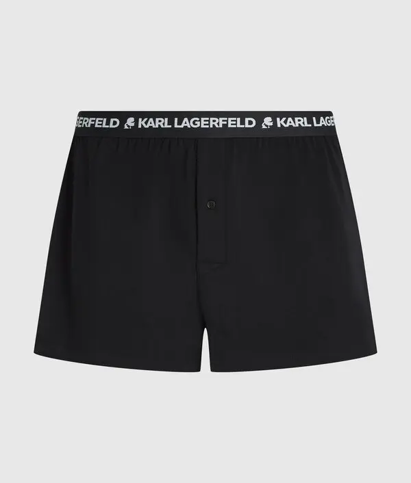 Karl Lagerfeld Jersey Boxer Shorts – 3-pack - Black