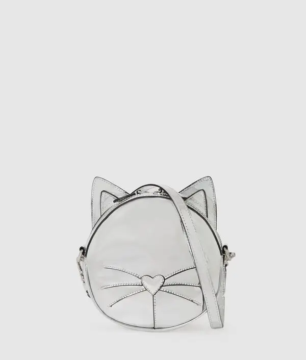 Karl Lagerfeld Choupette Crossbody Bag - Silver