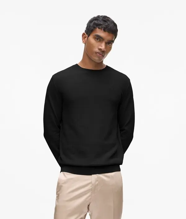 Karl Lagerfeld Kameo Crewneck Sweater - Black