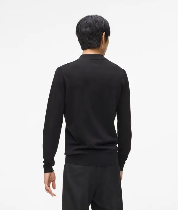 Karl Lagerfeld Zip-up Polo Shirt