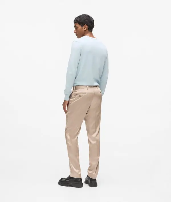 Karl Lagerfeld Satin Tailored Pants