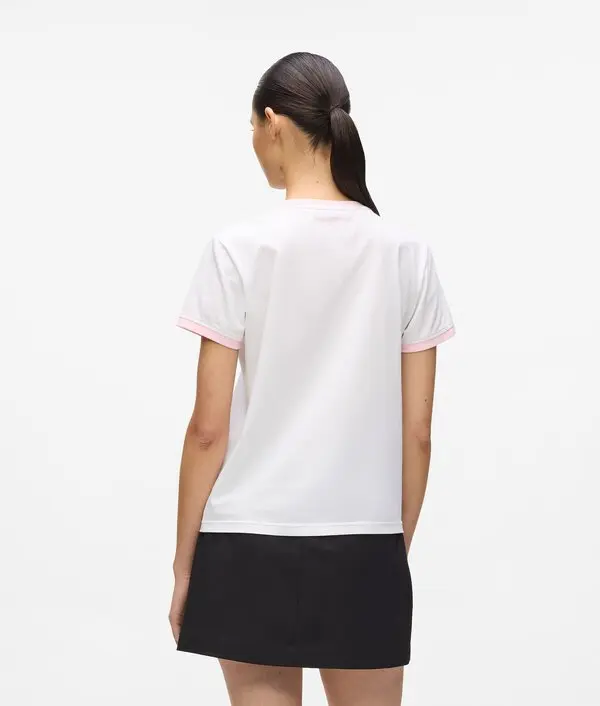 Karl Lagerfeld Rhinestone Logo T-shirt