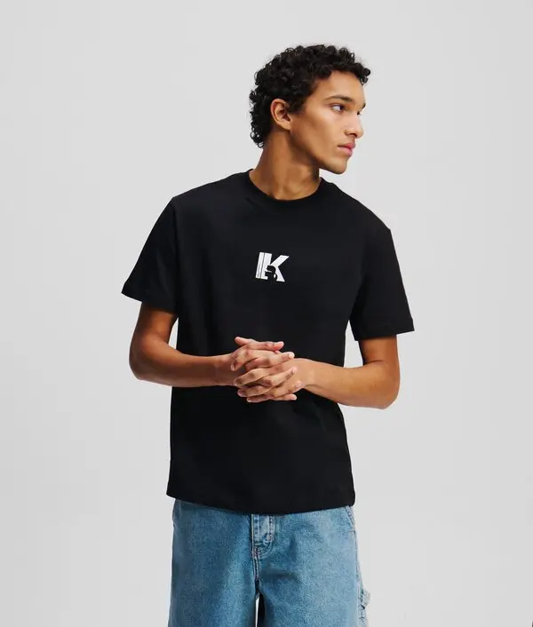 KL JEANS K Logo T-shirt - Black