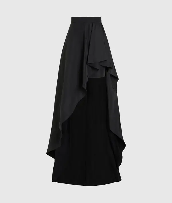 Karl Lagerfeld Structured Ruffle Skirt