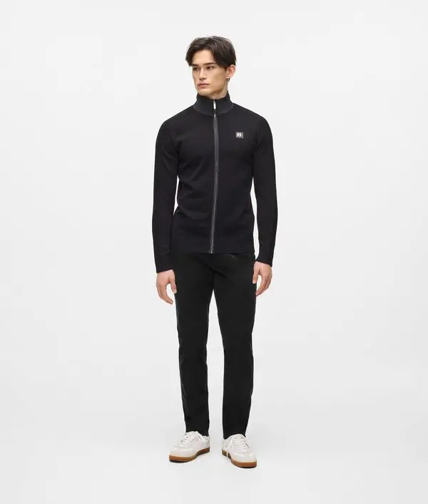 Karl Lagerfeld Knit Zip-up Jacket