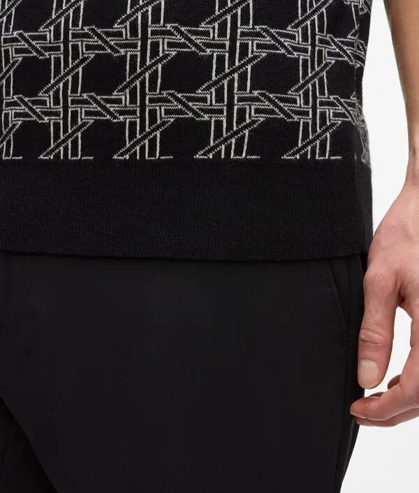Karl Lagerfeld Knit Polo Shirt