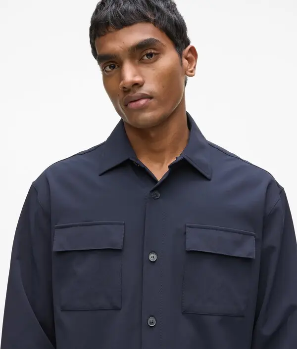 Karl Lagerfeld Patch Pocket Shirt - Night Blue