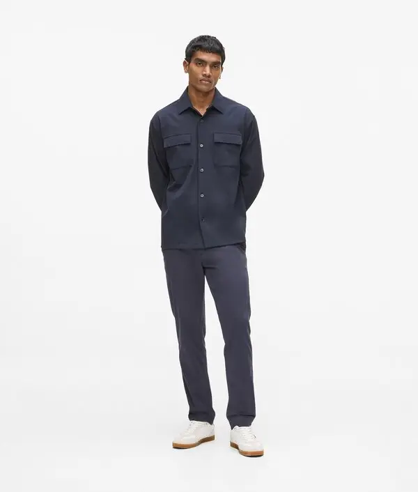 Karl Lagerfeld Patch Pocket Shirt - Night Blue