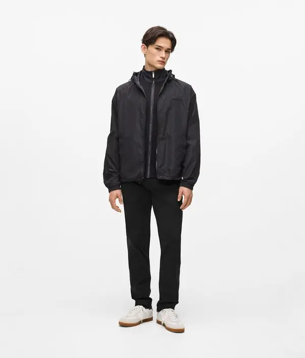 Karl Lagerfeld Hooded Reversible Blouson Jacket