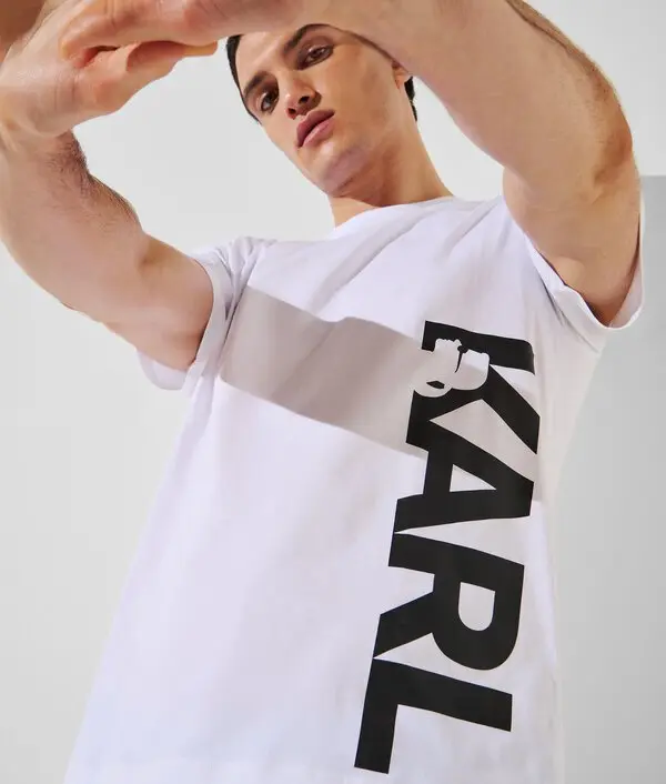Karl Lagerfeld Logo Beach T-shirt - White