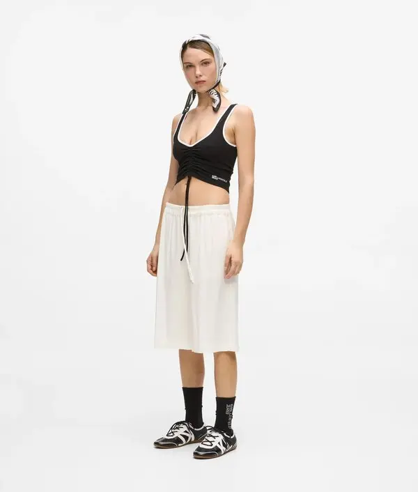 Karl Lagerfeld Cropped Tank Top