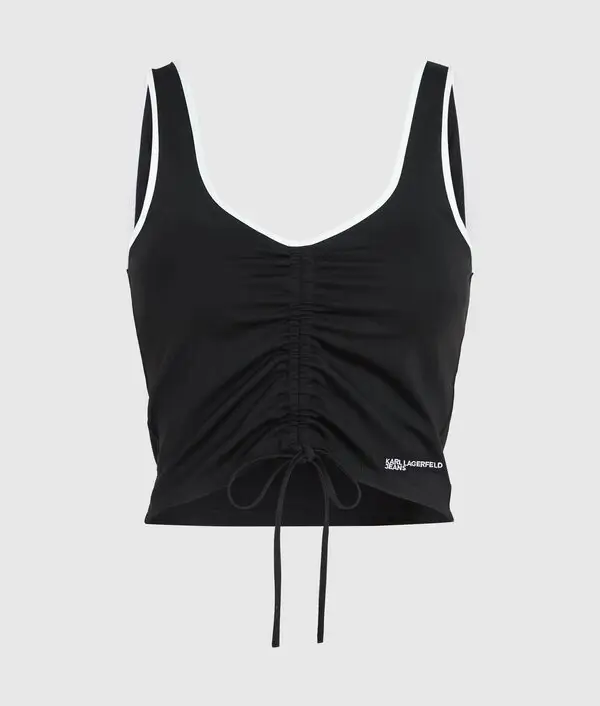 Karl Lagerfeld Cropped Tank Top