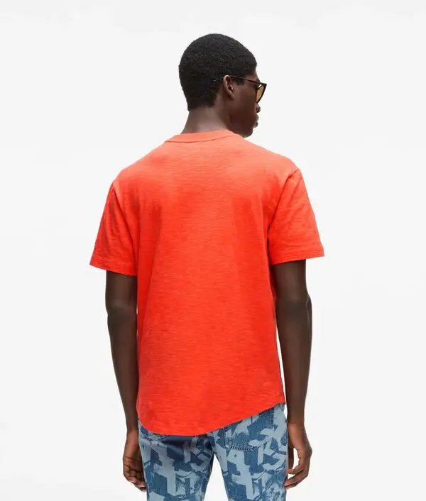 KL JEANS Curved Hem T-shirt - Grenadine