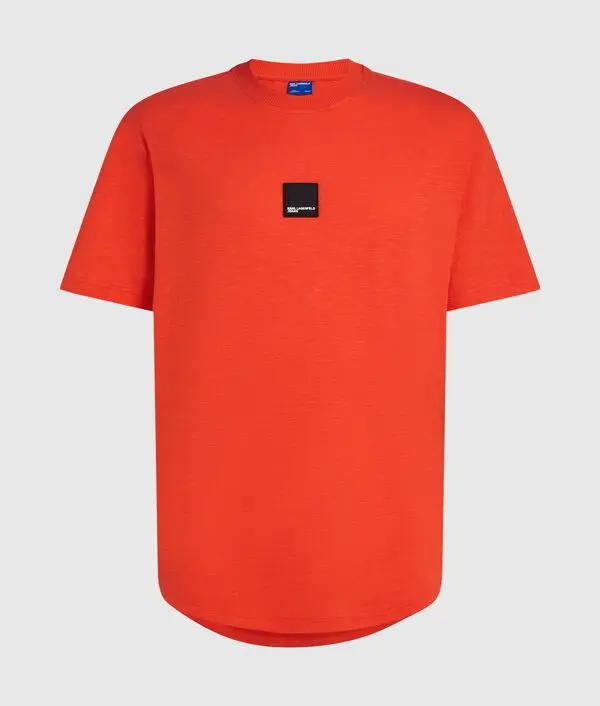 KL JEANS Curved Hem T-shirt - Grenadine