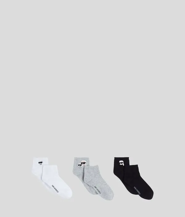 Karl Lagerfeld Ikon Short Socks 3-pack