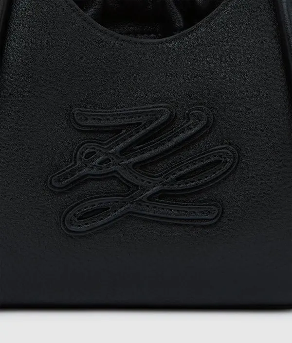 Karl Lagerfeld K/autograph Patch Mini Tote Bag - Black-nickel