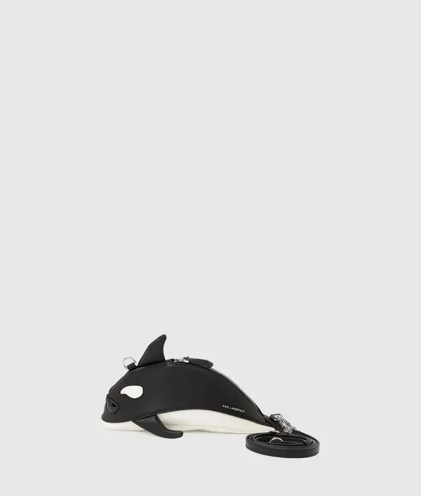 Karl Lagerfeld Ikon Orca Crossbody Bag - Black