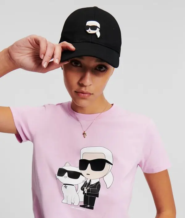 Karl Lagerfeld Baseball Cap With Ikon Karl Artwork