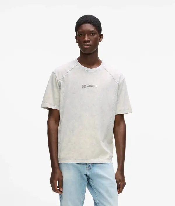Karl Lagerfeld Washed Relaxed T-shirt - Micro Chip