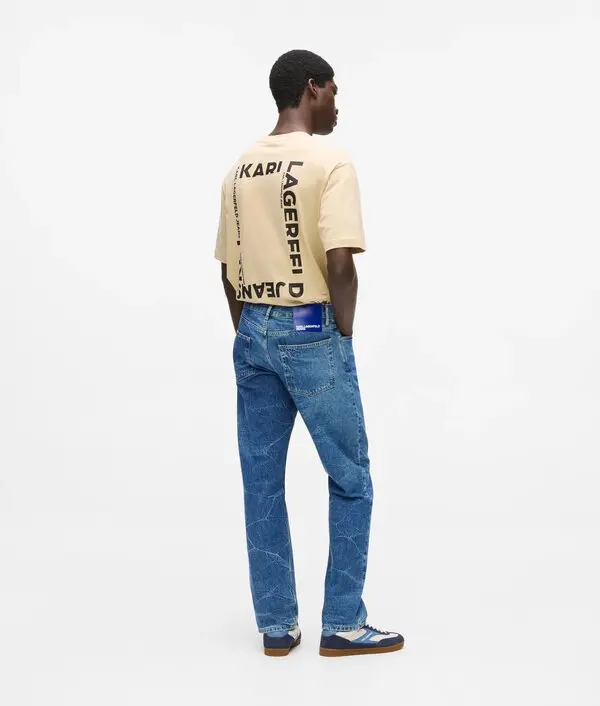 KL JEANS Jeans Marbled Straight-leg Denim