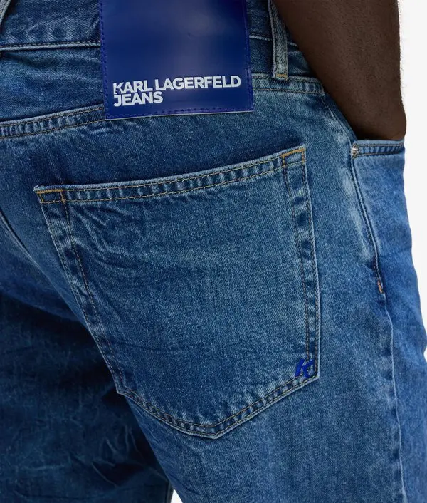 KL JEANS Jeans Marbled Straight-leg Denim