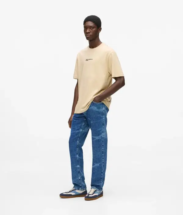KL JEANS Jeans Marbled Straight-leg Denim