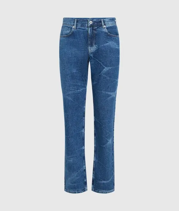 KL JEANS Jeans Marbled Straight-leg Denim