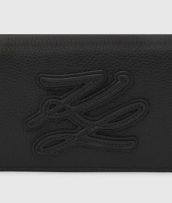 Karl Lagerfeld K/autograph Patch Mini Crossbody Bag - Black-nickel