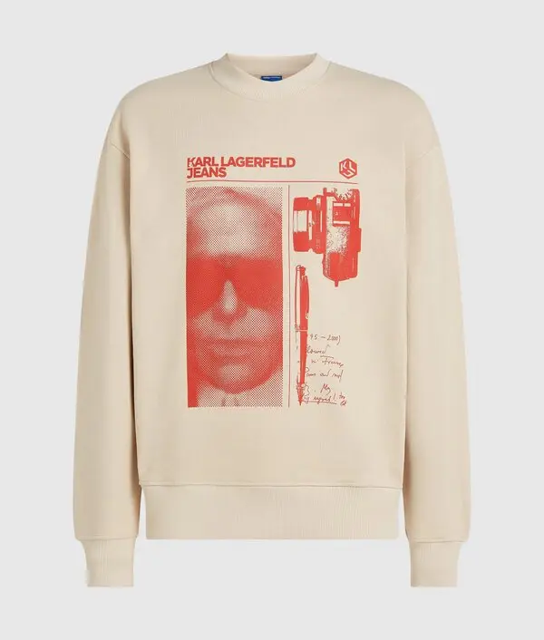KL JEANS Jeans Graphic Print Crewneck Sweatshirt