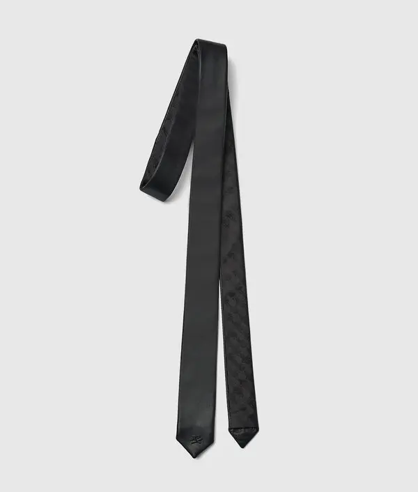 Karl Lagerfeld K/autograph Leather Tie