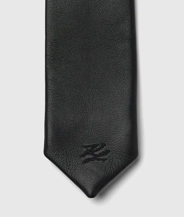 Karl Lagerfeld K/autograph Leather Tie