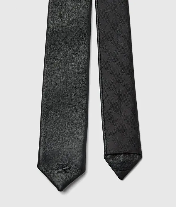 Karl Lagerfeld K/autograph Leather Tie