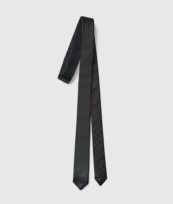 Karl Lagerfeld K/autograph Leather Tie
