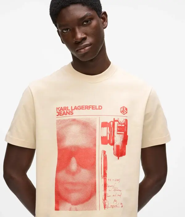 KL JEANS Graphic Karl Print T-shirt