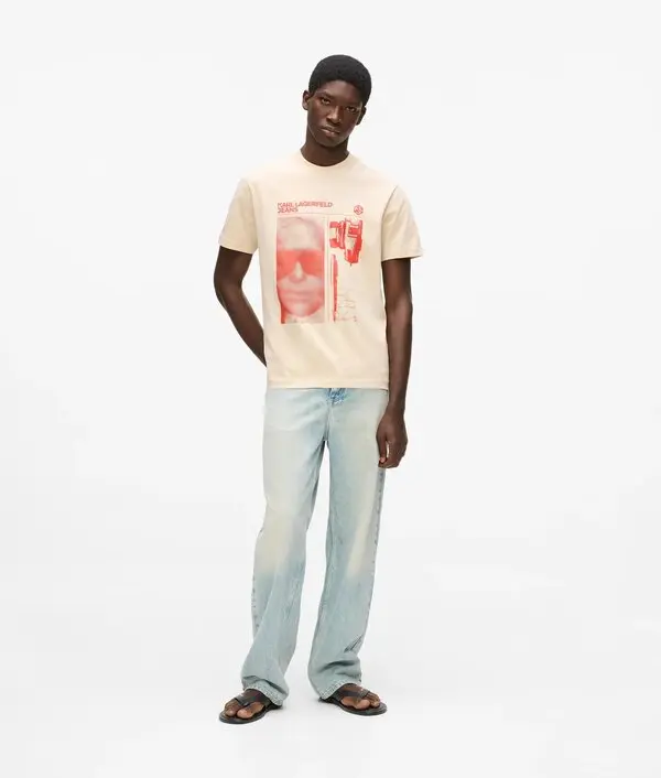 KL JEANS Graphic Karl Print T-shirt