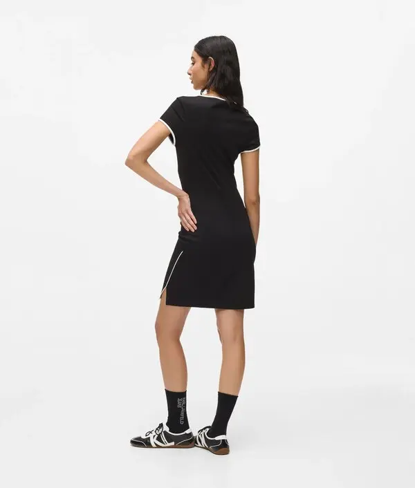 KL JEANS Jeans Fitted Mini Dress With Contrasting Piping